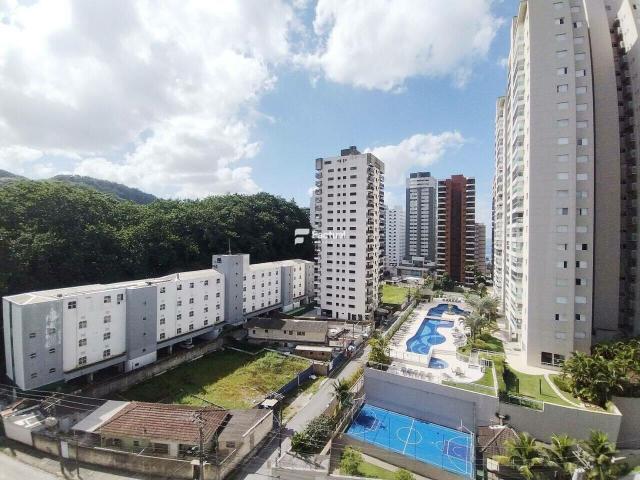 Apartamento de 110 m² Astúrias Guarujá, aluguel por R$ 6.000/mês