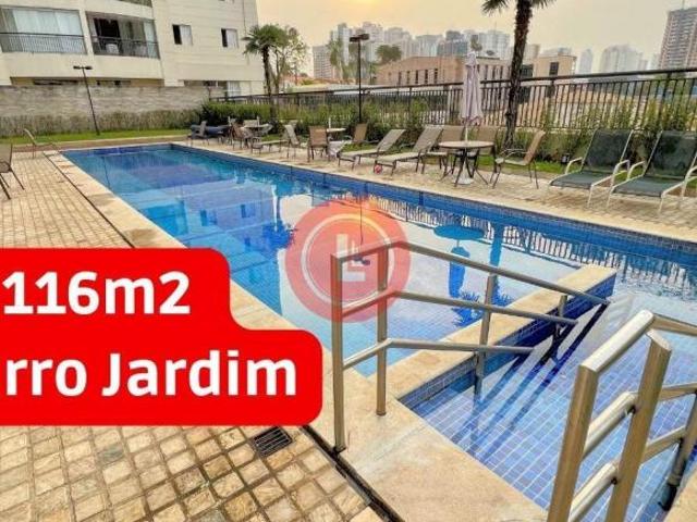 Apartamento de 116m2 com varanda gourmet para venda! Reformado, decorado e mobiliado em condomínio c