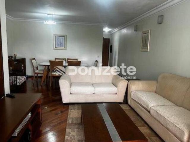 Apartamento de 118 m² com 3 Dormitórios 1 suite, 3 Vagas em Santo André Santa Maria – Aceita Fi
