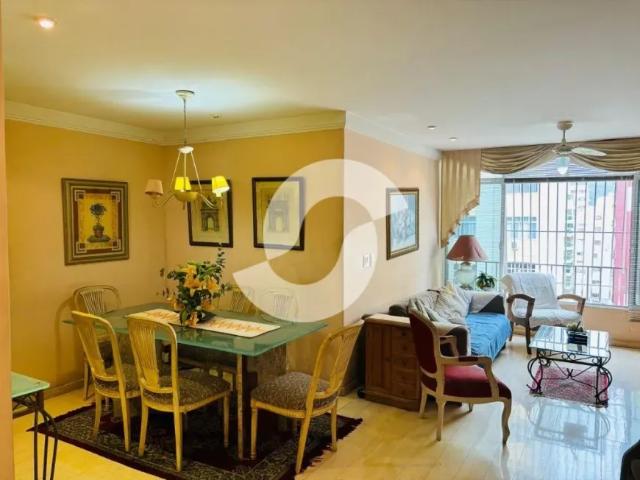 Apartamento de 123 m² na Lopes Trovão Icaraí Niterói RJ, à venda por R$ 900.000