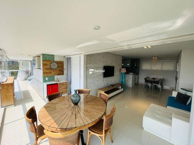 Apartamento de 132 m² Riviera de São Lourenço Bertioga, aluguel por R$ 17.000/mês