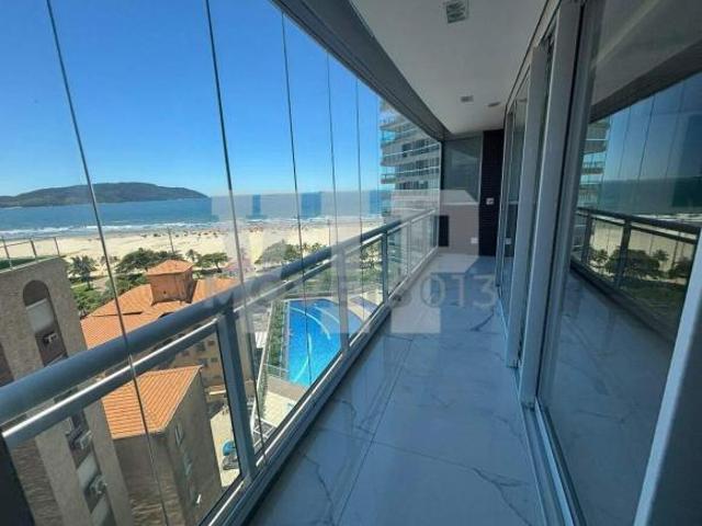Apartamento de 132m² com 3 dorm 1 suíte, vista mar e mobiliado – venda em Pompéia, Santos