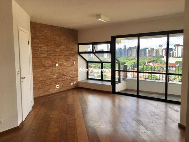 Apartamento de 138 m² Brooklin São Paulo, aluguel por R$ 8.750/mês