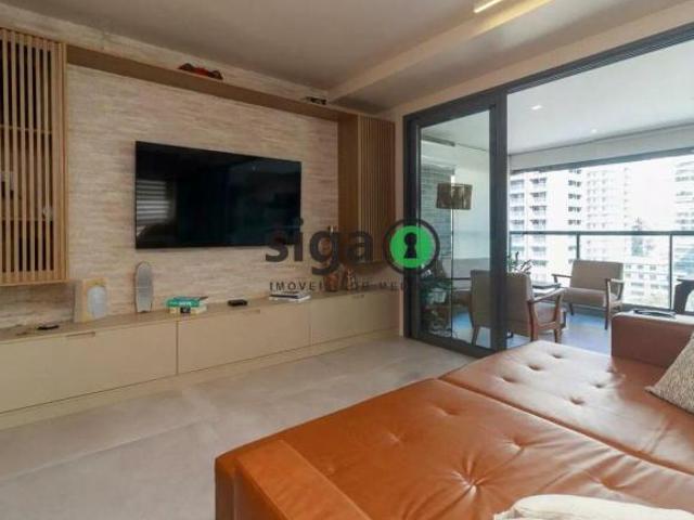 Apartamento de 141m2 à venda no Brooklin, com 03 suítes e 2 vagas