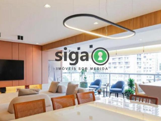 Apartamento de 141m2 à venda no Brooklin, com 03 suítes e 2 vagas