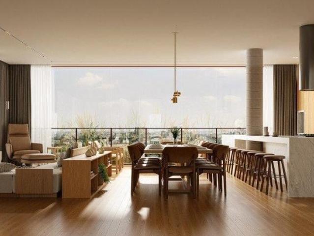 Apartamento de 147.84m² no bairro Bigorrilho, com 3 suítes, 4 banheiros e 2 vagas de garagem