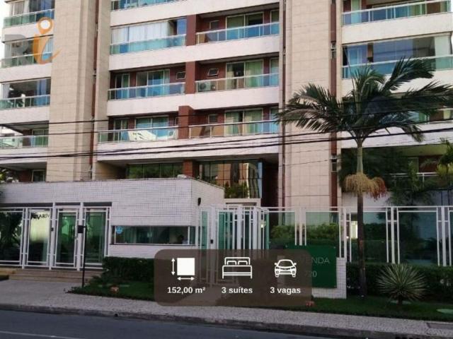 Apartamento de 152 m² na Barbosa de Freitas Meireles Fortaleza CE, aluguel por R$ 10.000/mês