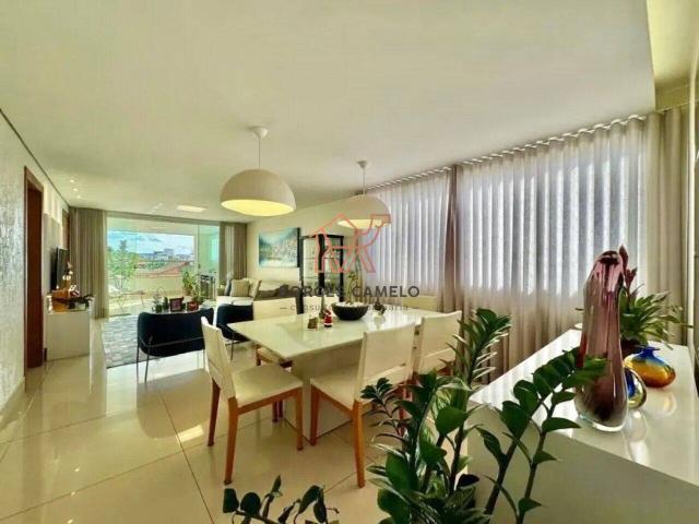 Apartamento de 174 m² na Castelo de Windsor Castelo Belo Horizonte MG, à venda por R$ 1.490.000 ou aluguel por R$ 8.500/mês