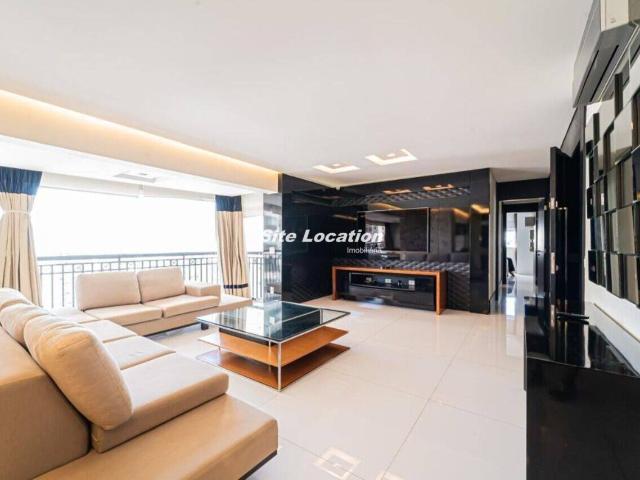 Apartamento de 178 m² Brooklin São Paulo, aluguel por R$ 21.000/mês