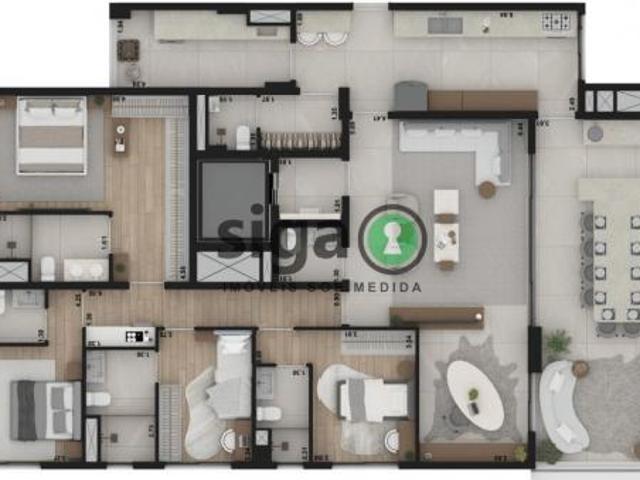 Apartamento de 192m² no Alto da Lapa com 4 suítes e um novo conceito de exclusividade