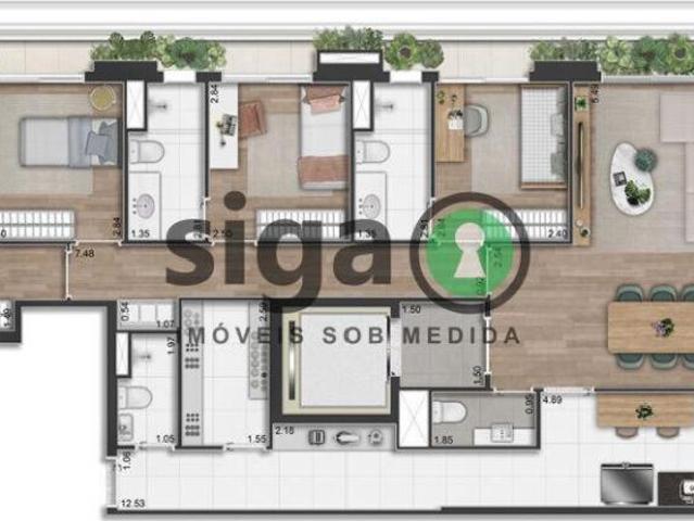 Apartamento de 194m² em localização privilegiada na Vila Madalena com vista e exclusividade