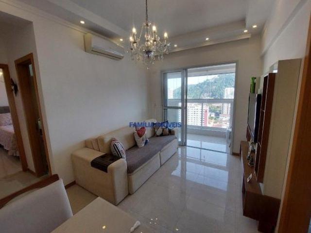 Apartamento de 1 dormitório c/ piscina, à venda em Santos