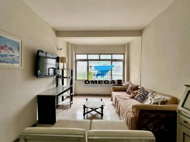 Apartamento de 1 dormitório à venda pertinho da Praia das Pitangueiras no Guarujá | Omega Imóveis