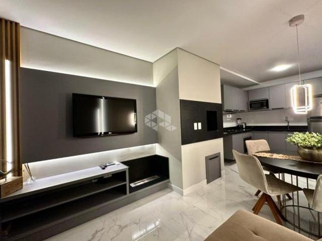 Apartamento de 1 dormitório mobiliado com box/vaga de garagem no bairro Navegant