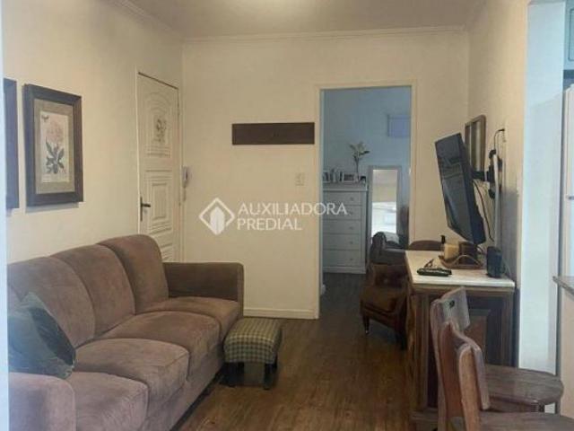 Apartamento de 1 dormitório na Bela Vista, prédio com salão de festas e churrasqueira