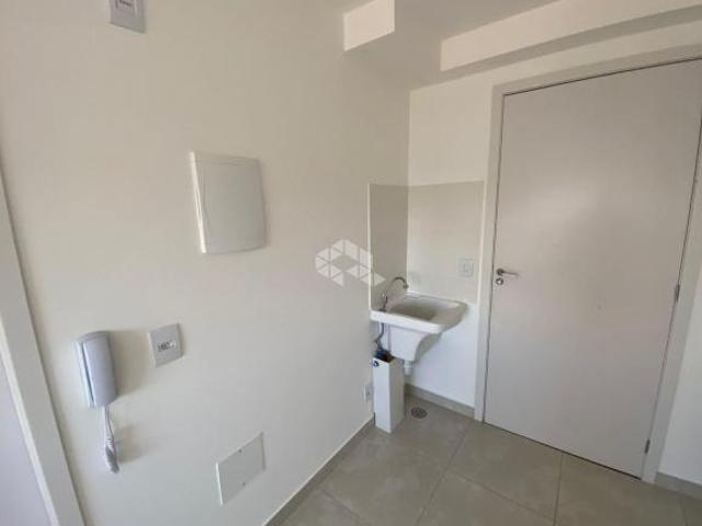 Apartamento de 1 dormitório prédio novo 31² com terraço JD São Luís