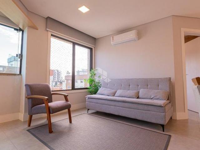 Apartamento de 1 dormitórios mobiliado com box/vaga de garagem em Capão da Canoa