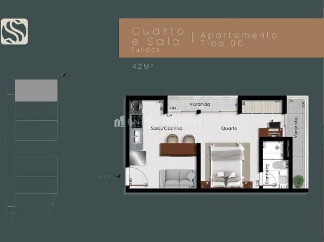 Apartamento de 1 quarto à venda no bairro Paineiras em Juiz de Fora/MG