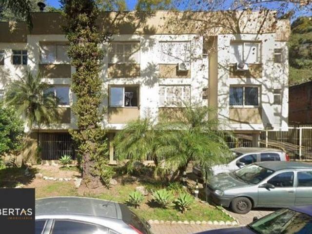 Apartamento de 1 quarto, churrasqueira, lareira,1 vaga no bairro Santa Tereza