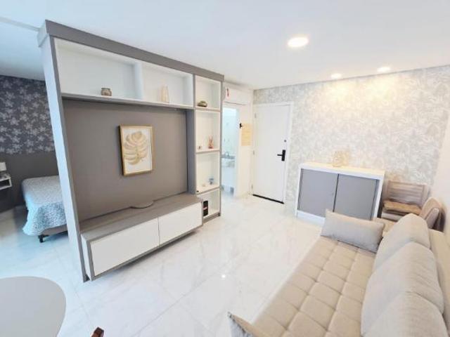 Apartamento de 1 quarto com vista mar à venda Edifício Estanconfor Pompéia, Santos/SP