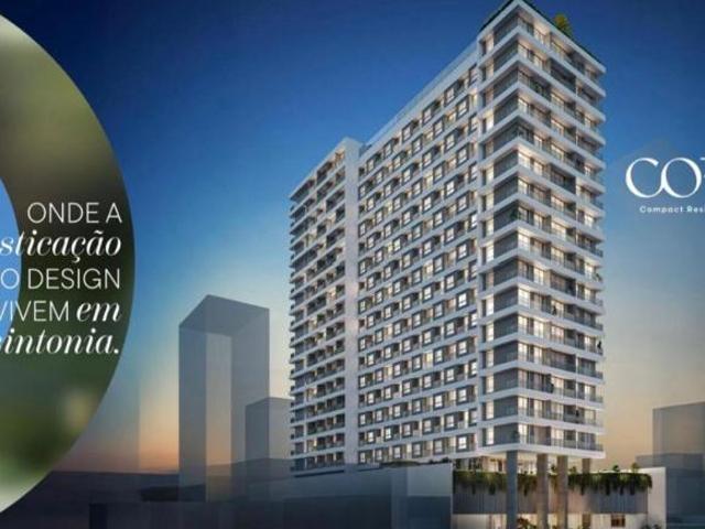 Apartamento de 23 m² com 1 quarto à venda no Centro R$ 311.000 em obras entrega em agosto 2028