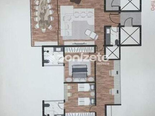 Apartamento de 205 m² com 3 suítes, 3 vagas e varanda gourmet – Jardim, Santo André