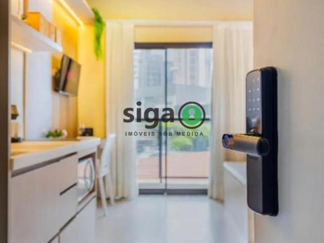 Apartamento de 27m² mobiliado à venda no Brooklin