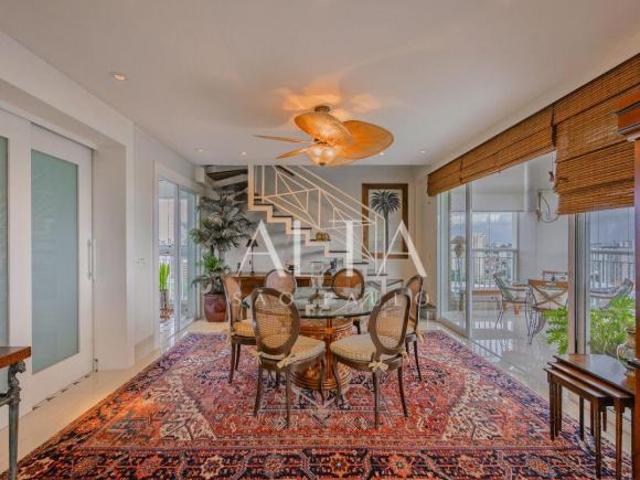 Apartamento de 251m² à venda SEMI MOBILIADO com 03 suítes e 04 vagas no Wide Garden Morumbi