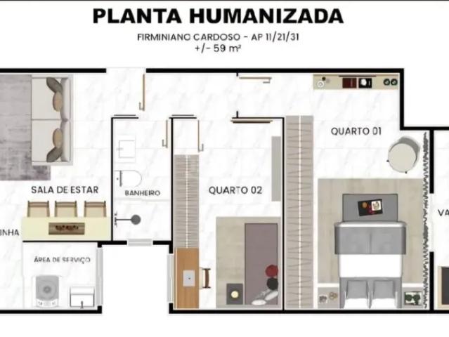 Apartamento de 2 dormitórios à venda na Vila Laís, São Paulo