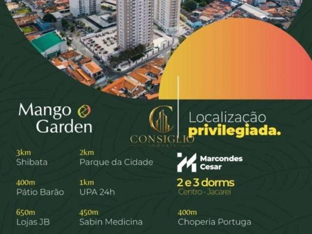 Apartamento de 2 Dormitórios à venda no Ed. Mango Garden_Vila Branca Jacareí
