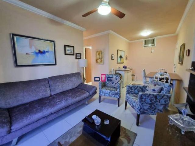 Apartamento de 2 dormitórios com vista para o mar na Aparecida, Santos