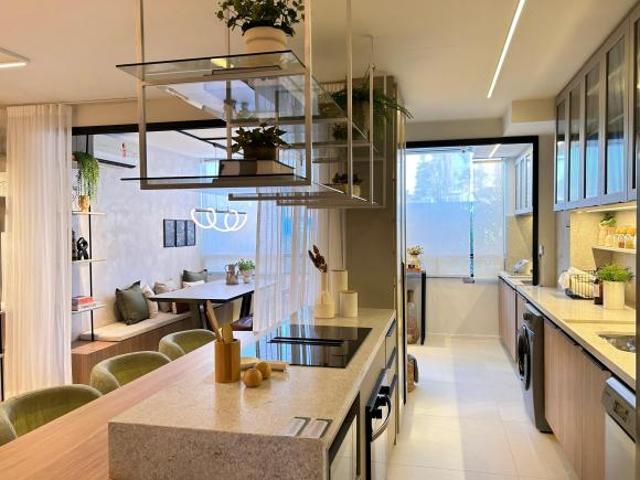 Apartamento de 2 Dormitórios com Suítes, varanda gourmet e 2 vagas à venda no Parque Prado Campinas