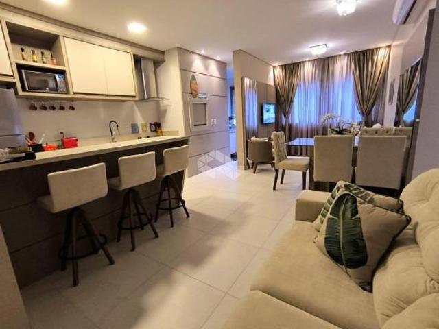 Apartamento de 2 dormitórios/quartos sendo 1 suíte mobiliado com box/vaga de gar