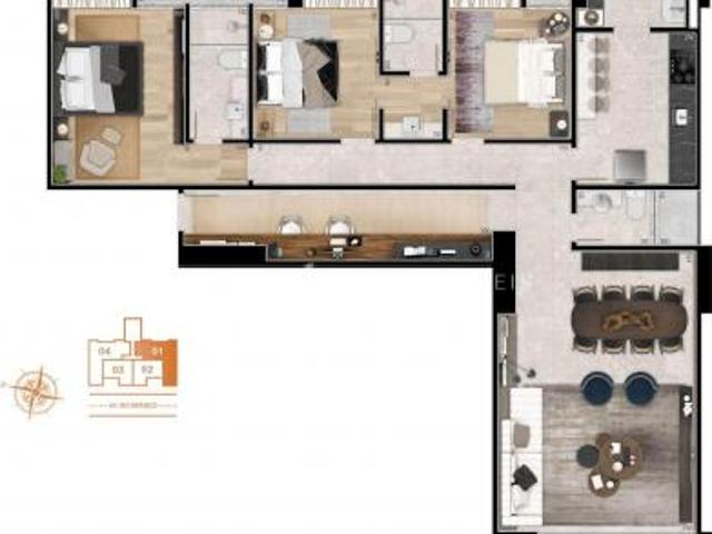 Apartamento de 2 e 3 quartos no bairro Alto dos Passos em Juiz de Fora/MG