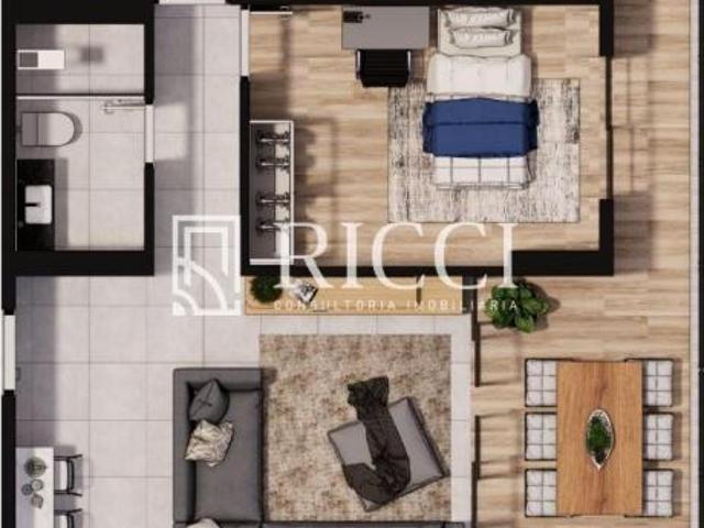Apartamento de 2 quartos com suíte e vaga na Encruzilhada Santos SP, 79,86m²!