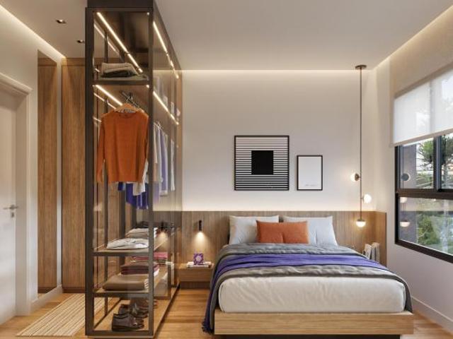 Apartamento de 2 quartos com suíte em condomínio clube no Novo Mundo