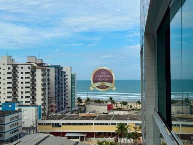 Apartamento de 2 quartos com vista mar em Praia Grande