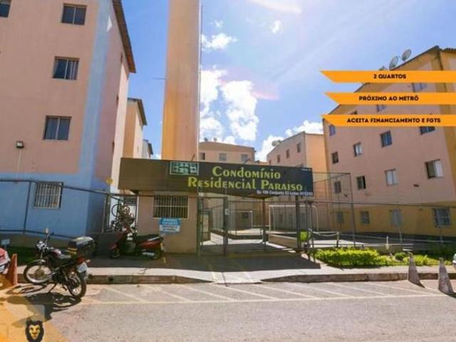 Apartamento de 2 Quartos Condomínio Paraíso Samambaia Sul