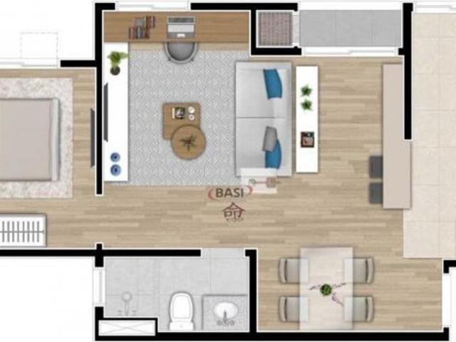 Apartamento de 2 Quartos a Venda no Ecoville Edificio Sou Ecoville Excelente para Investimento
