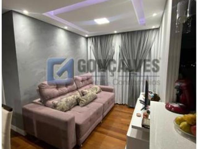 Apartamento de 2 Quartos em Vila Alzira, Santo André – Laminado, 1 Vaga, 54 m²