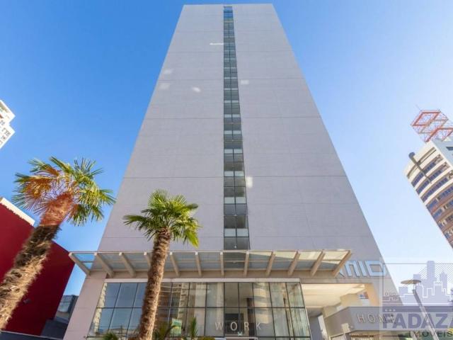 Apartamento de 33 m² na Visconde de Guarapuava Centro Curitiba PR, aluguel por R$ 2.000/mês