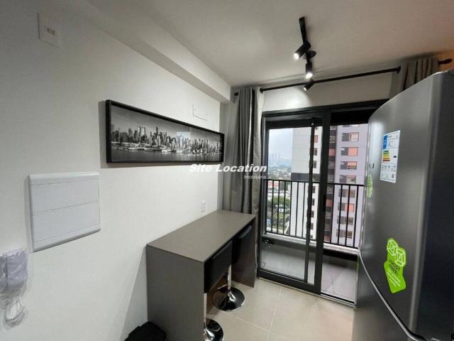 Apartamento de 33 m² Brooklin São Paulo, à venda por R$ 590.000 ou aluguel por R$ 5.240/mês