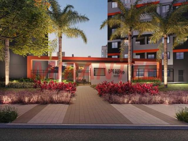 Apartamento de 33m² com 2 quartos