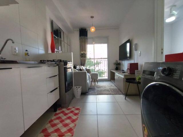 Apartamento de 30 m² Chácara Santo Antônio São Paulo, aluguel por R$ 3.500/mês