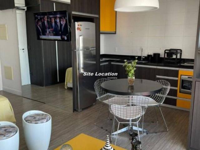Apartamento de 36 m² Brooklin São Paulo, aluguel por R$ 3.400/mês