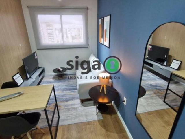 Apartamento de 36m2 1 dormitório com 1 vaga