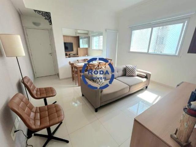 Apartamento de 3 dormitórios à venda, prédio frente mar, lazer completo José Menino, Santos/SP