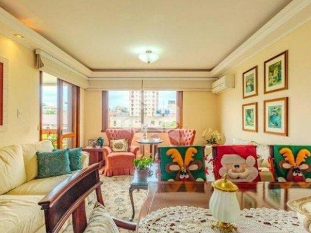 apartamento de 3 dormitórios, com sacada, no Menino Deus
