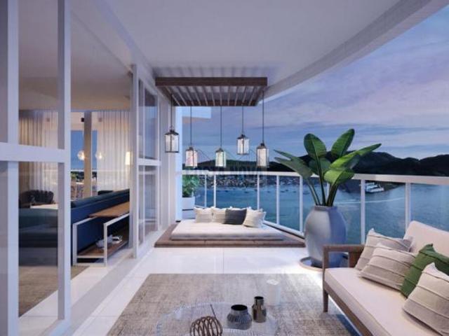 Apartamento de 3 quartos de 227m², Frente Mar, 3 Suites, 3 Vagas, lazer completo em Santos