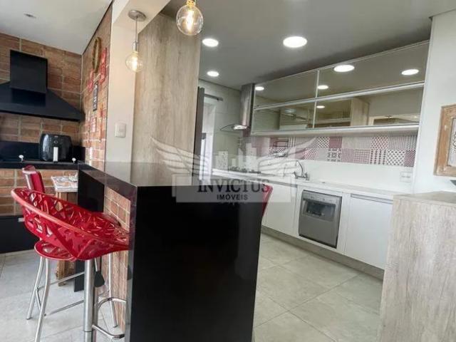 Apartamento de 3 Suítes no Residencial Blue à Venda, 126m² Vila Scarpelli, Santo André/SP